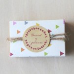 Sello personalizado para boda - Corona de laurel | How Nice Project