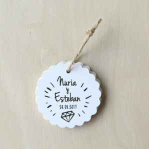 Sello personalizado para boda - Diamante | How Nice Project